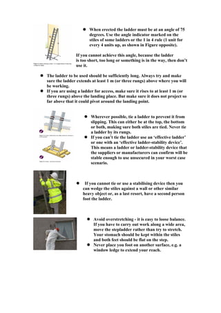 Ladder handout | PDF | Climbing | Extreme Sports