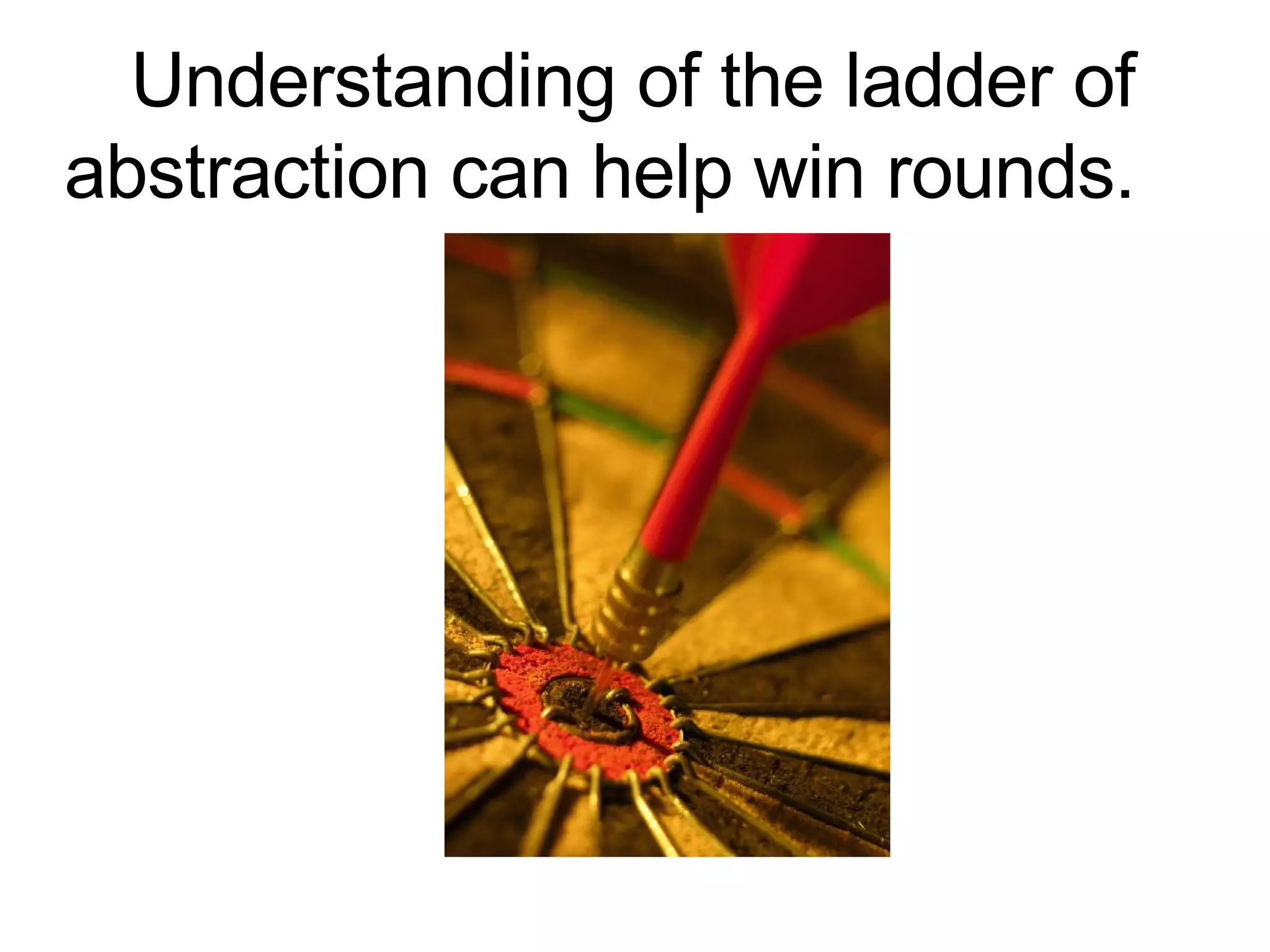 Ladder Of Abstraction | PPT