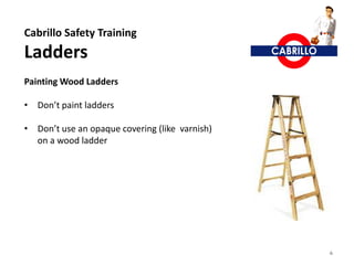 Ladder Safety PDF | PPT