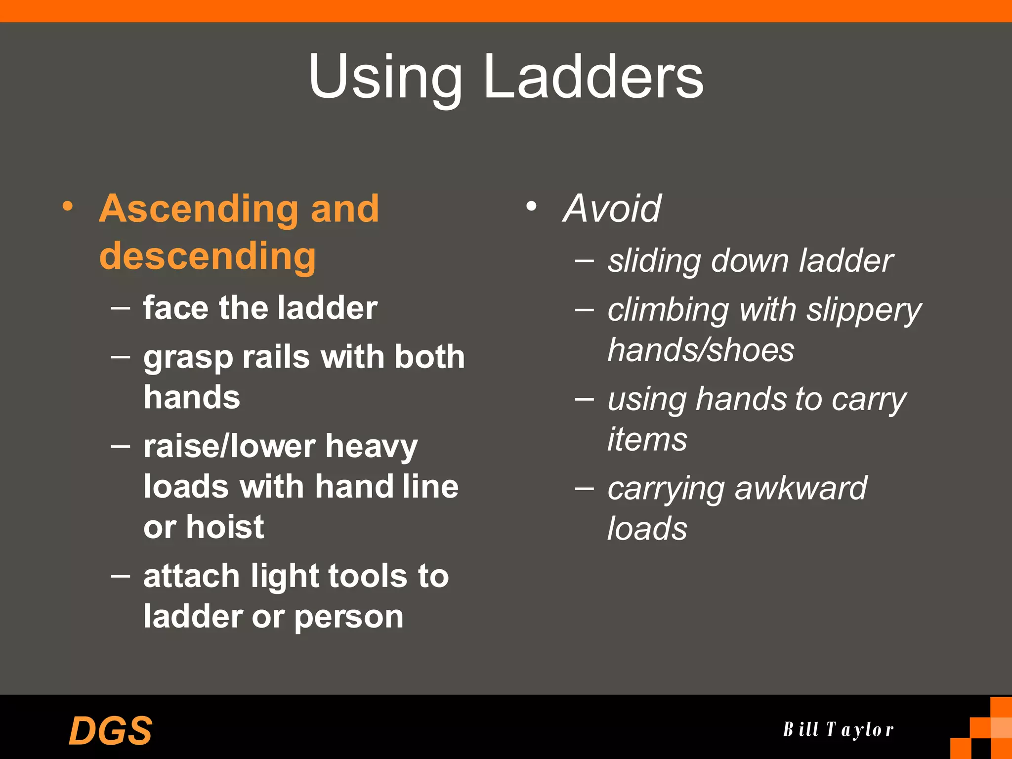 Ladder Safety | PPT