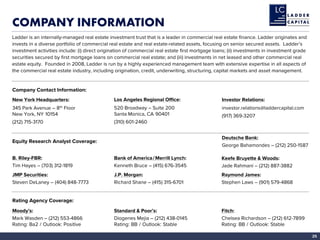 Ladder Capital - Investor Presentation (March 2019) | PPT