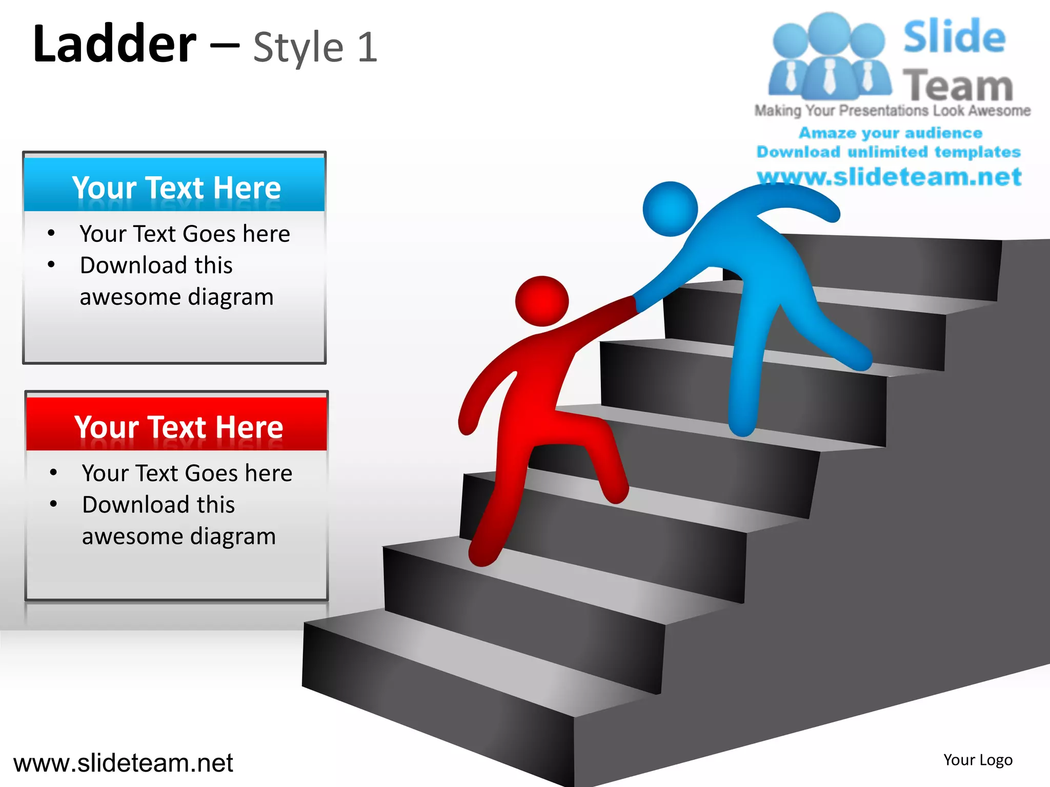 Ladder design 1 powerpoint ppt slides. | PPT