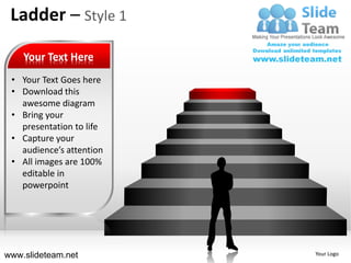 Ladder design 1 powerpoint presentation slides. | PPT