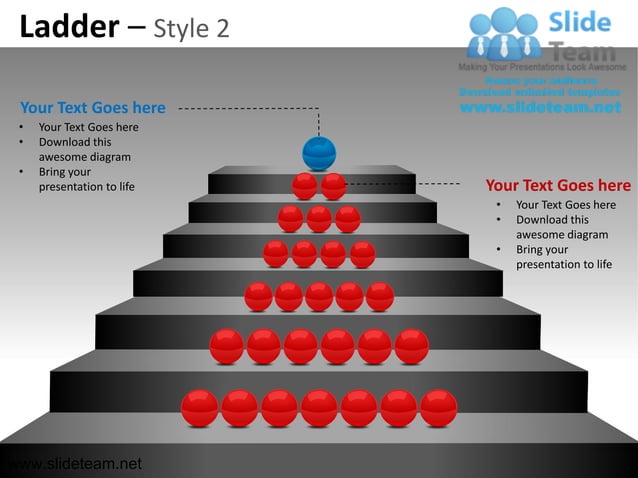 Ladder design 2 powerpoint ppt templates. | PPT