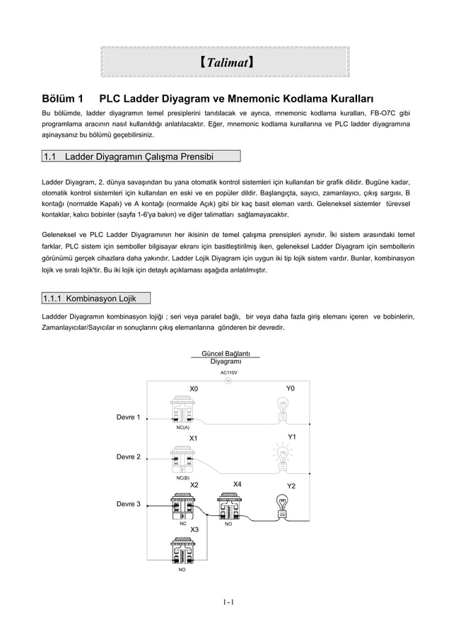 PLC Ladder diagram | PDF