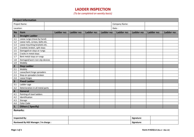 LADDER INSPECTION Form # HSEQ - LI Rev 2.docx