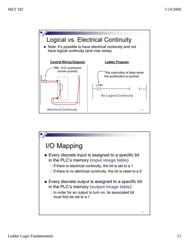 Ladder logic fundamentals plc tutorial | PDF | Programming Languages ...