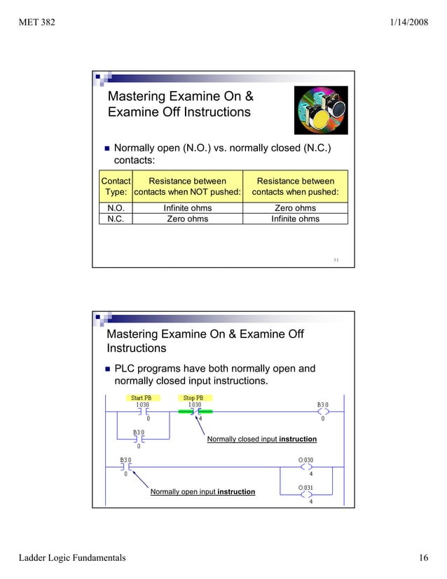 Ladder logic fundamentals plc tutorial | PDF | Programming Languages ...