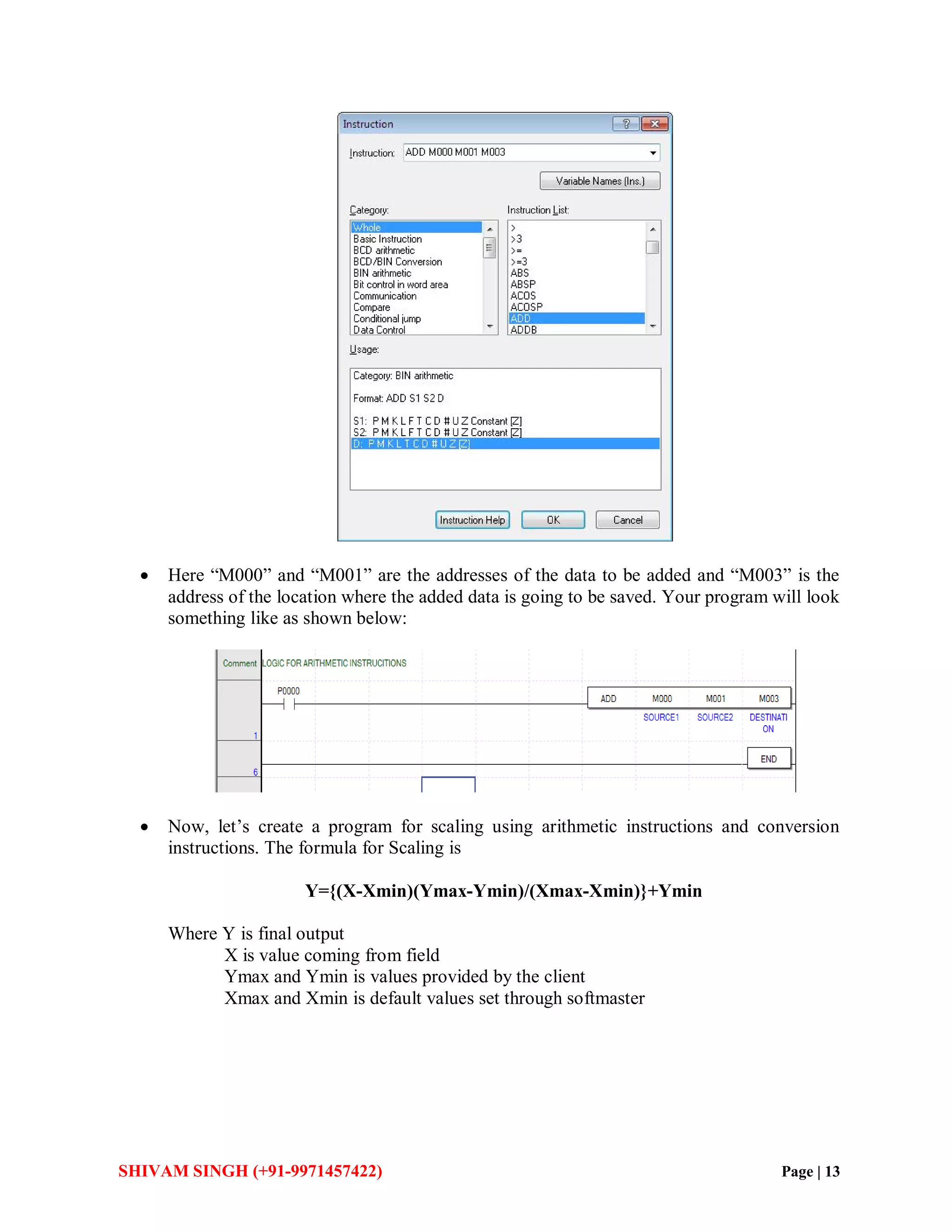 Ladder logic on Soft-Master Honeywell PLC ML50 | PDF
