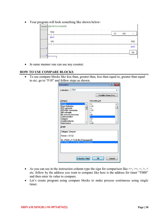 Ladder logic on Soft-Master Honeywell PLC ML50 | PDF | Programming Languages | Computing