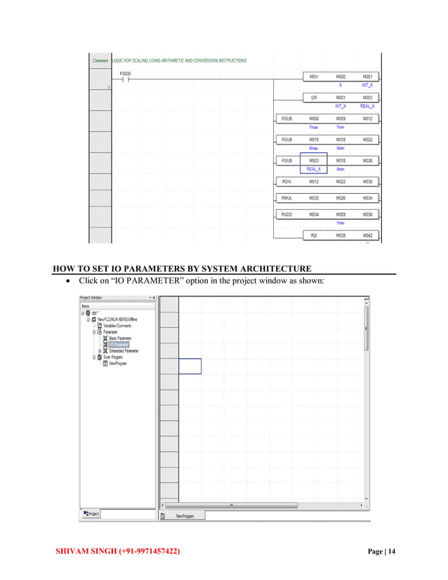 Ladder logic on Soft-Master Honeywell PLC ML50 | PDF | Programming Languages | Computing