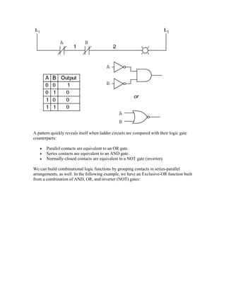 Ladder logic tutorial | PDF