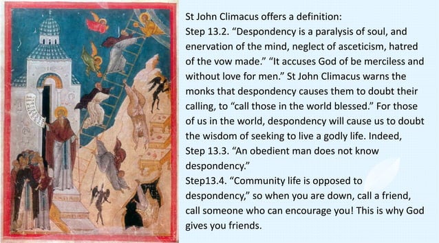 St John Climacus, Ladder of Divine Ascent, Remembrance of Death, Joy ...