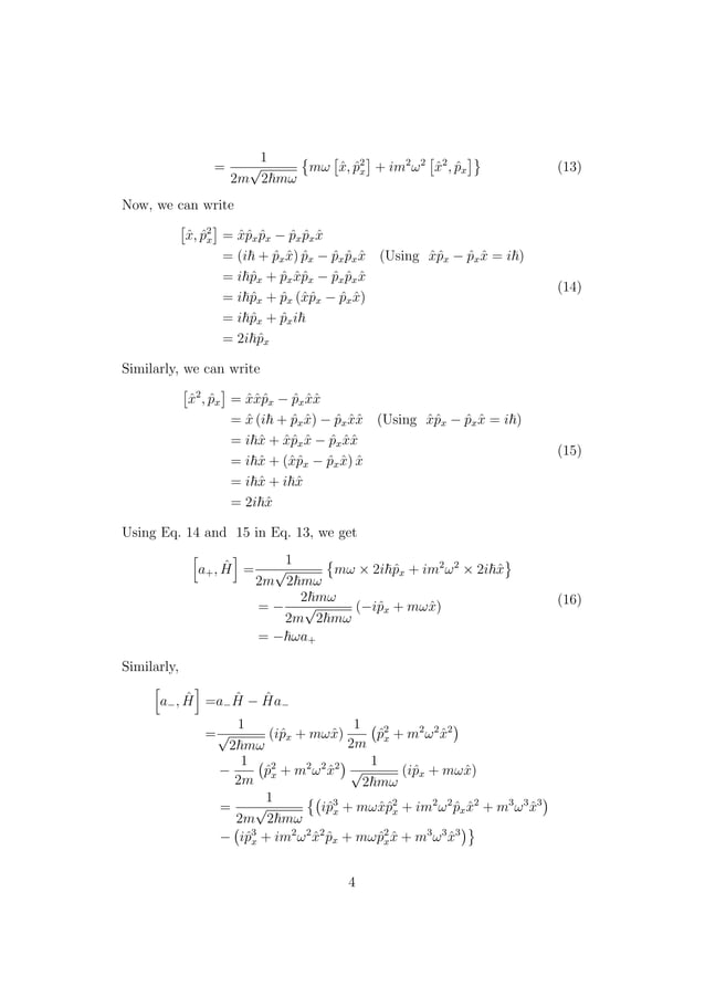 Ladder operator | PDF | Physics | Science