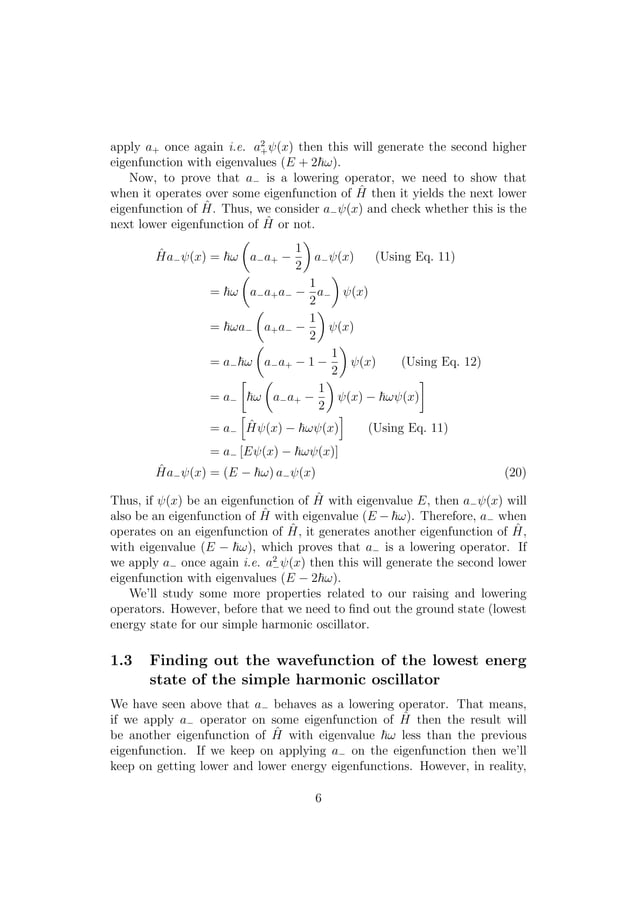 Ladder operator | PDF | Physics | Science