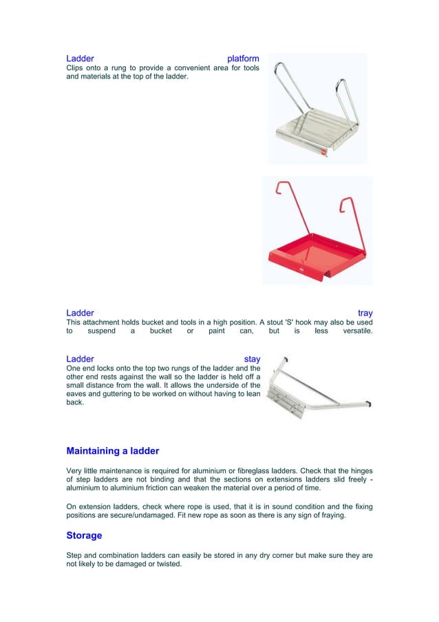 Ladders | PDF | Climbing | Extreme Sports