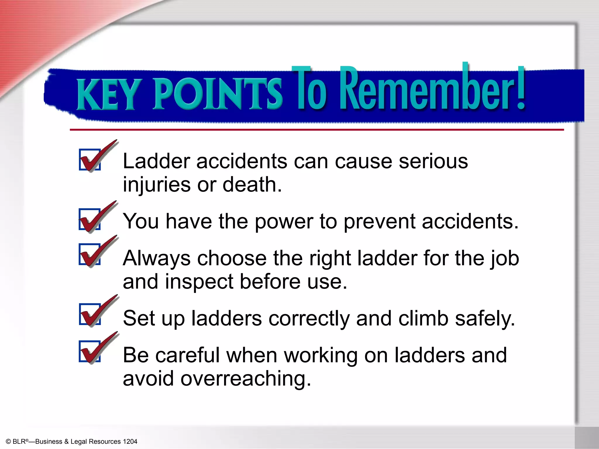 Ladder safety | PPT