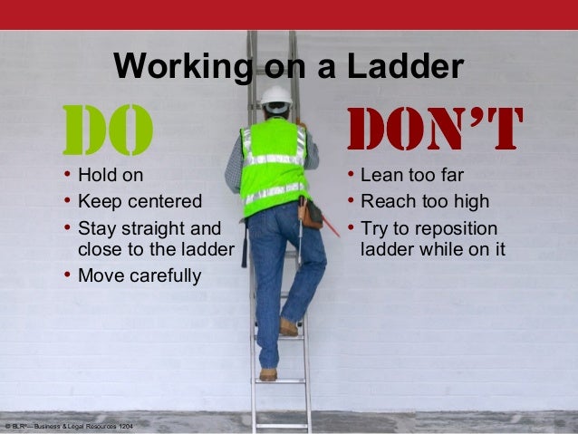 Maintenance Safety Work Ladders