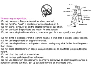 Ladder safety | PPTX