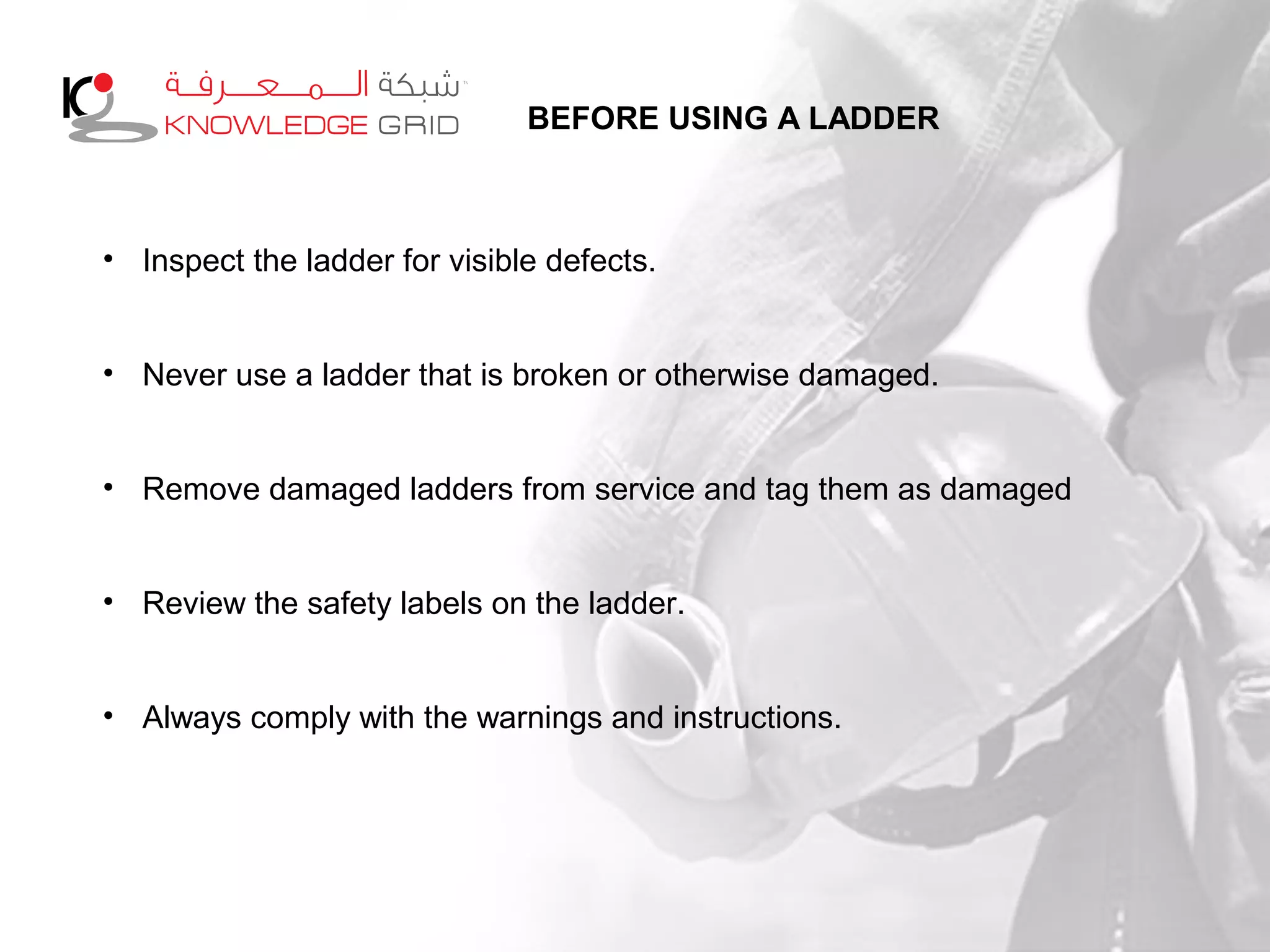 Ladder Safety | PPT