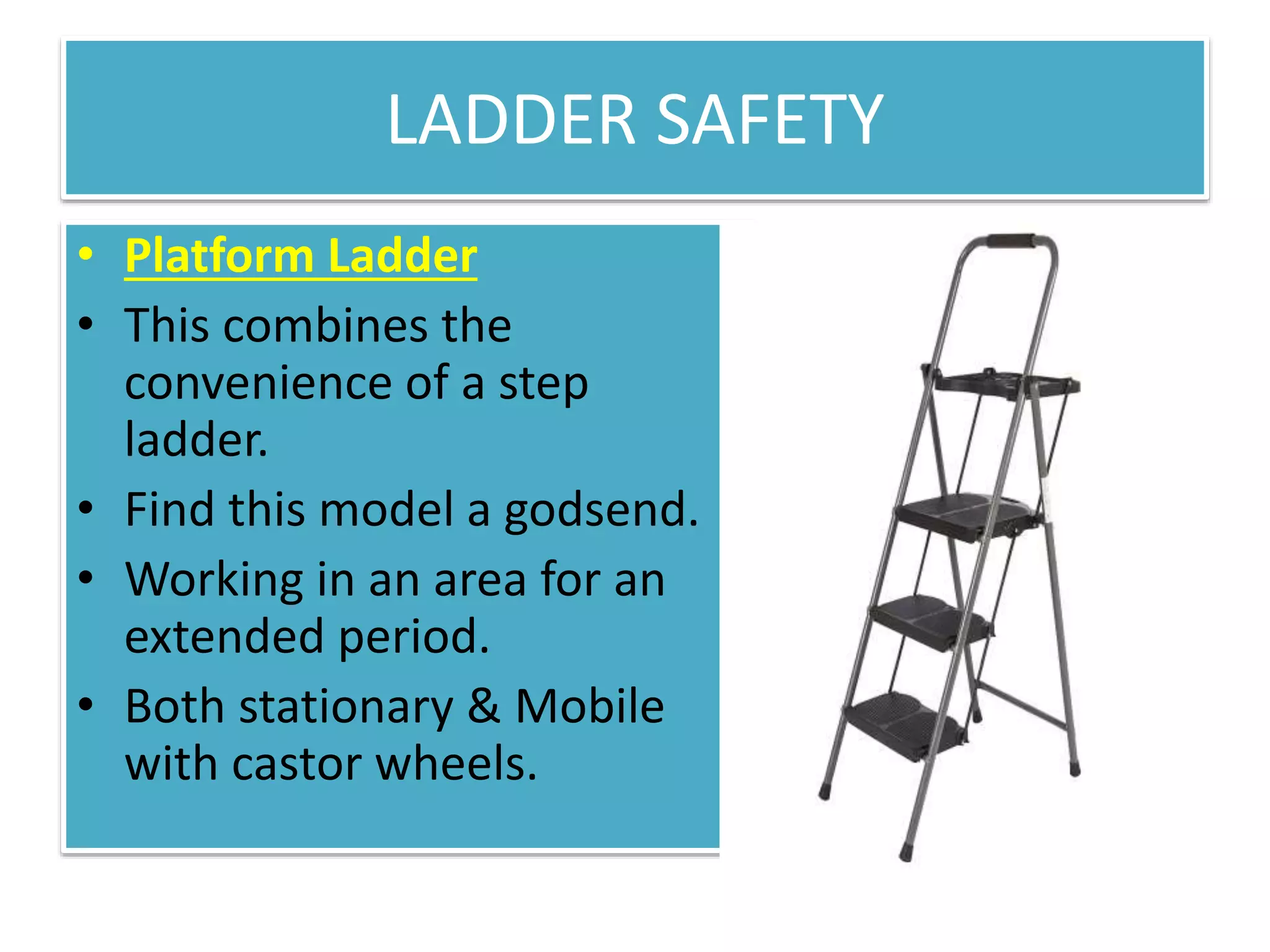 Ladder safety | PPTX