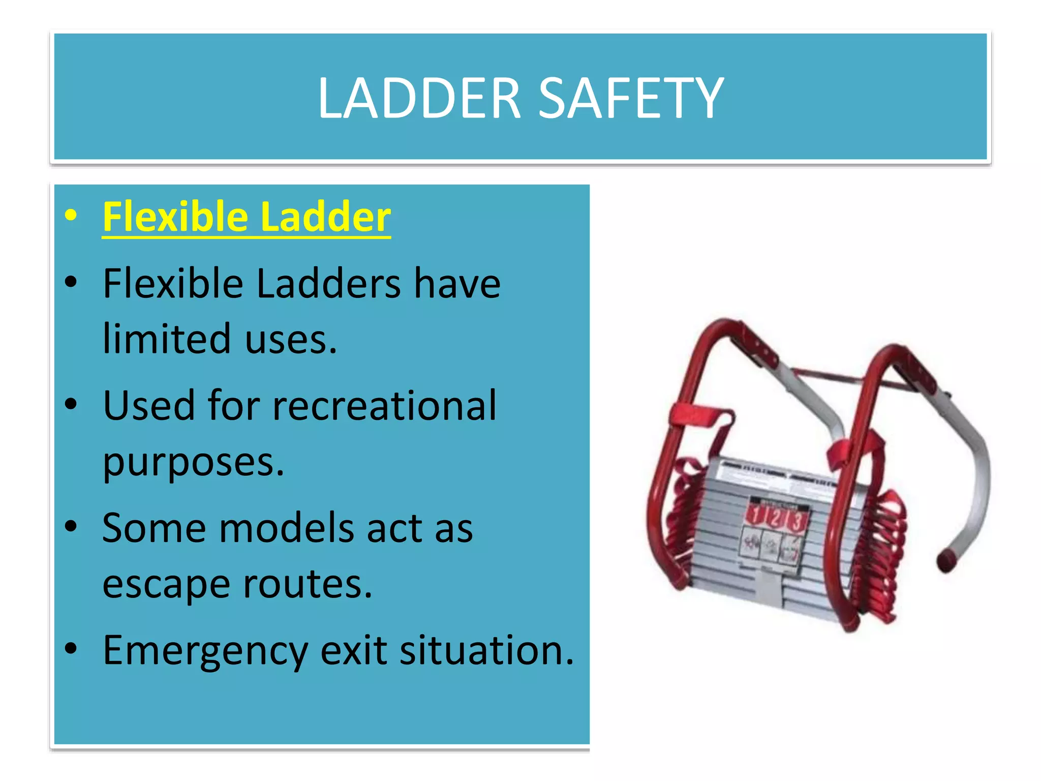 Ladder safety | PPTX
