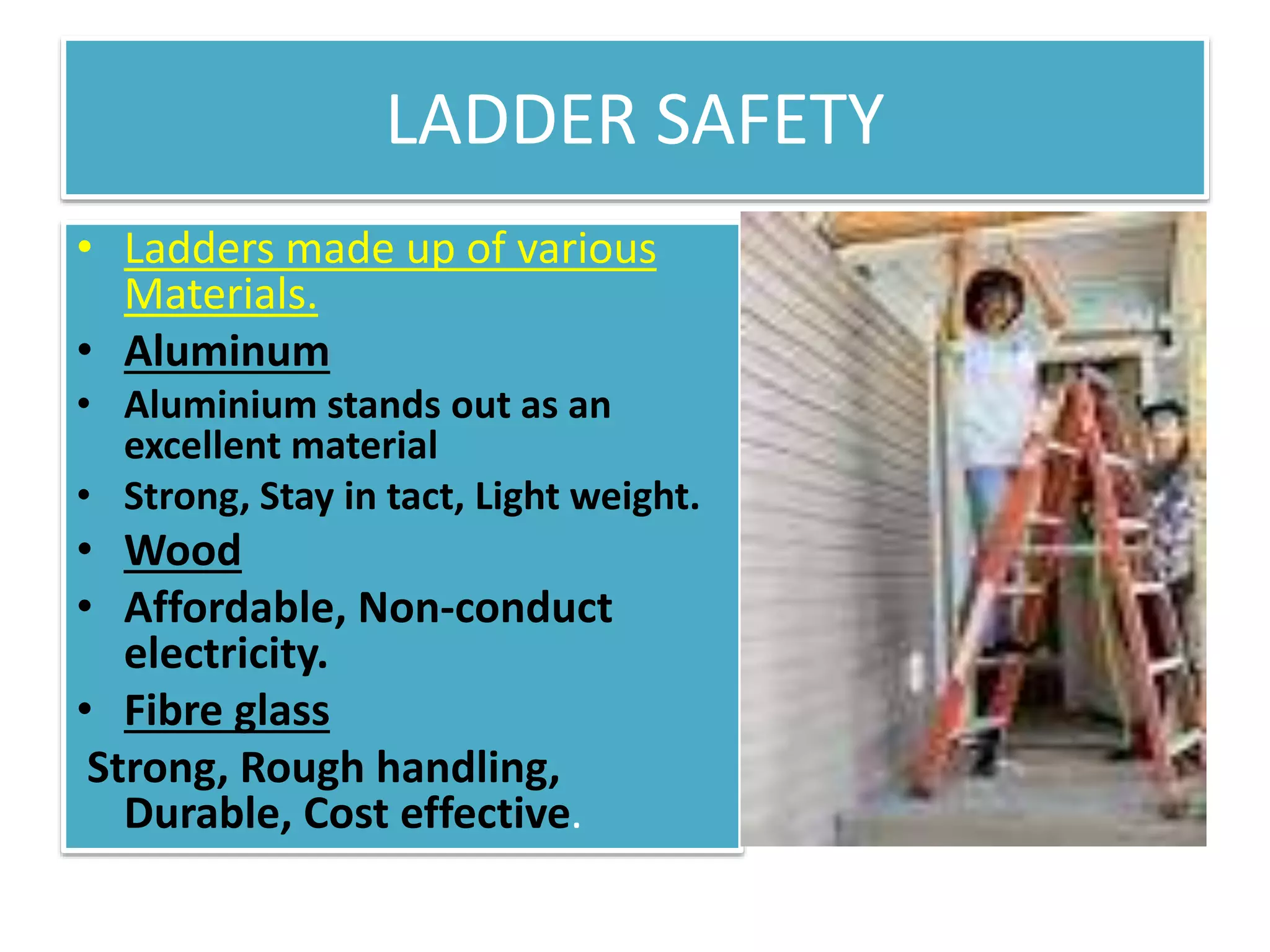 Ladder safety | PPTX