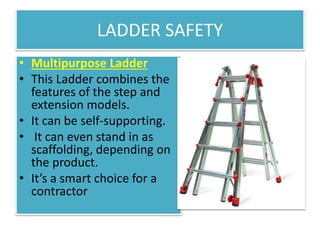 Ladder safety | PPTX