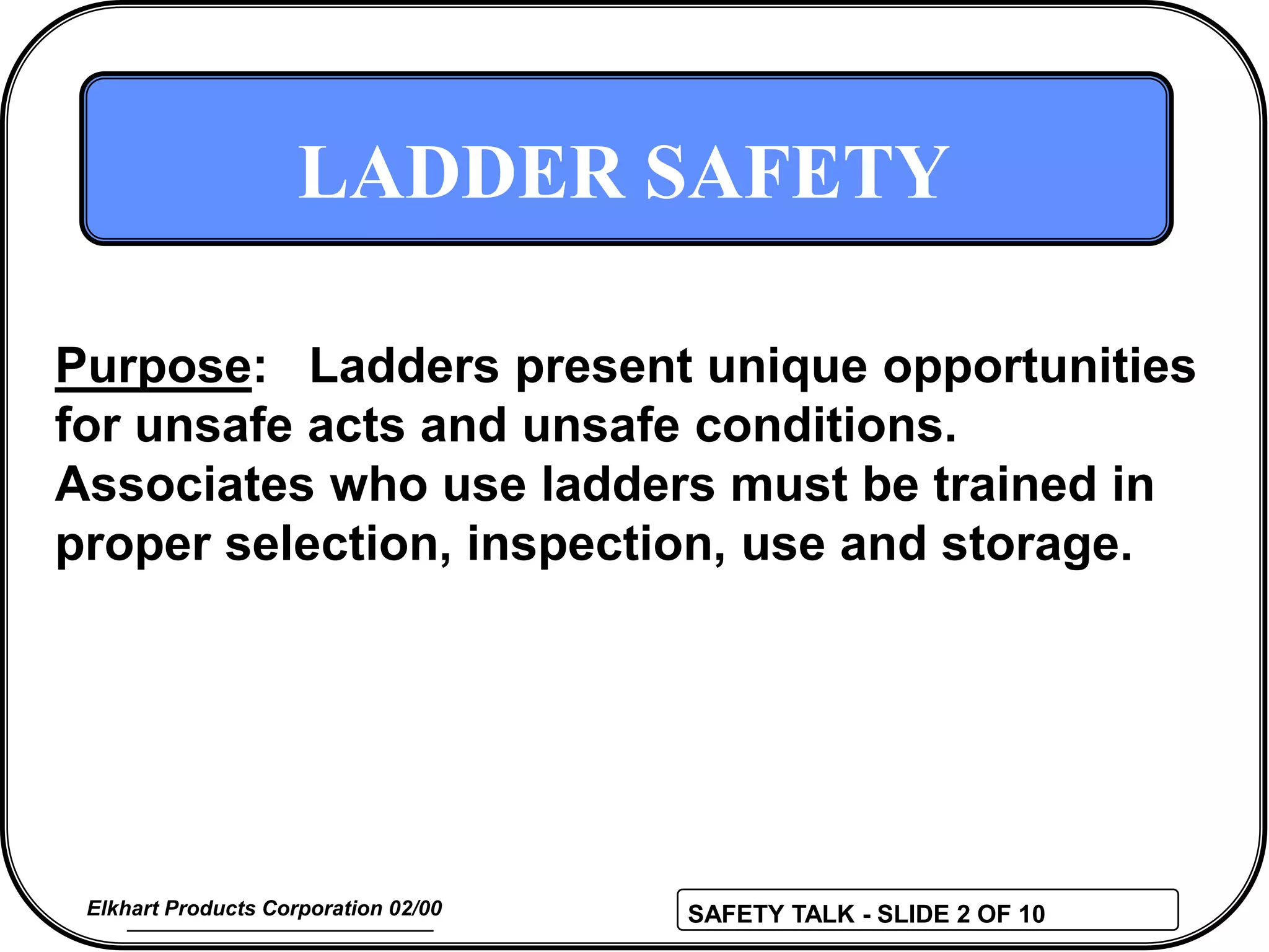 Ladder safety | PPT