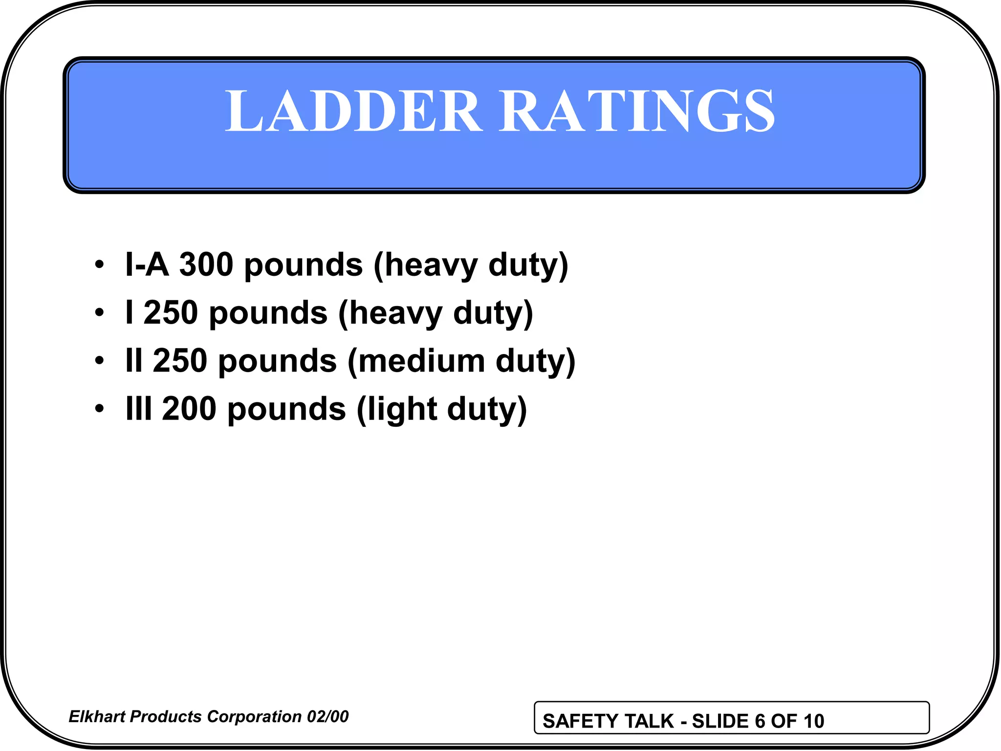 Ladder safety | PPT