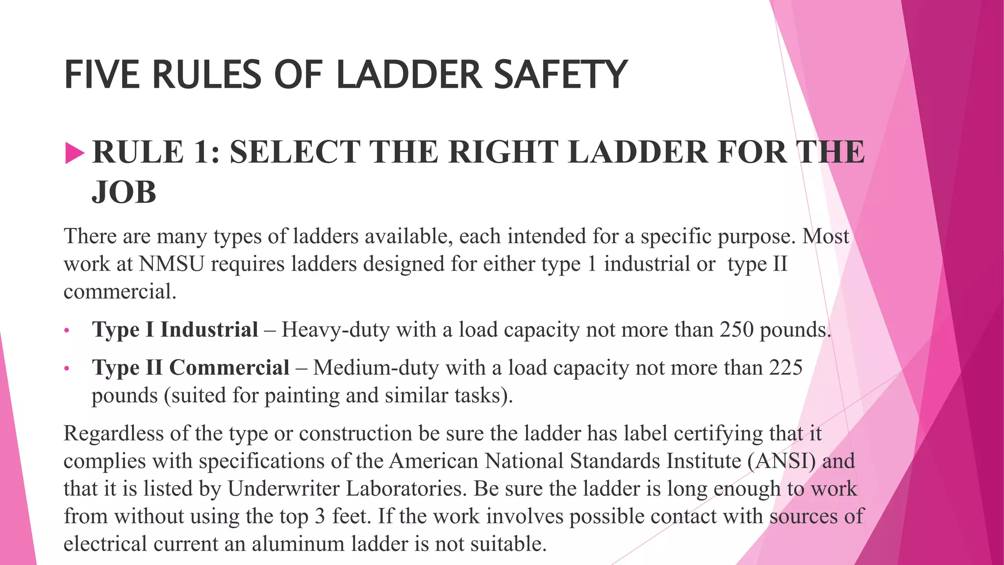 Ladder safety | PPT