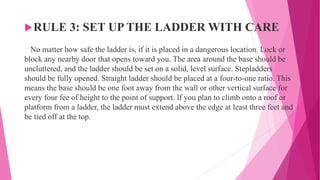 Ladder safety | PPTX