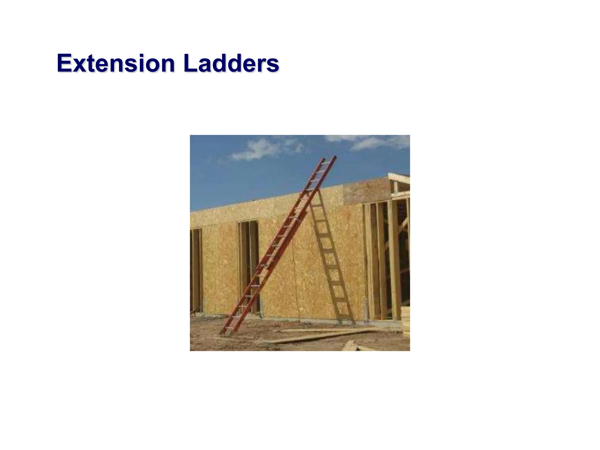 step and straight Ladder safety, usage, requirements | PPTX