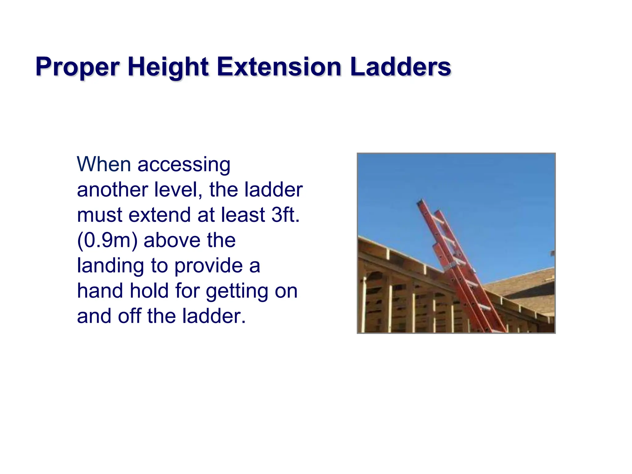 step and straight Ladder safety, usage, requirements | PPTX