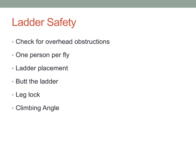 Ladders and advancing a hose line | PPTX