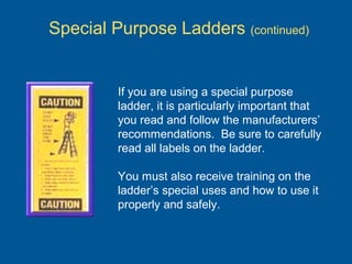 Ladders Safety module2 | PPT | Climbing | Extreme Sports