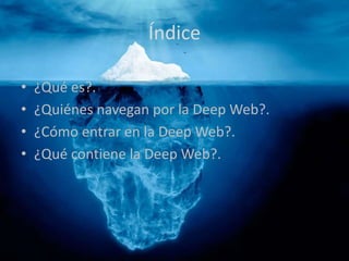 La deep web | PPTX