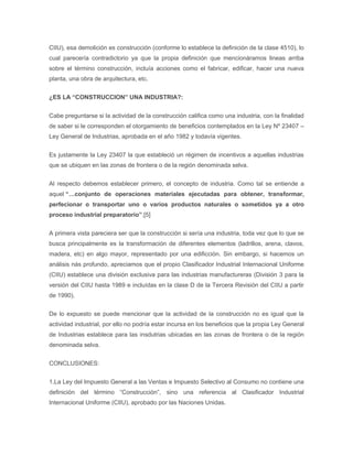 La definicion del termino construccion | PDF