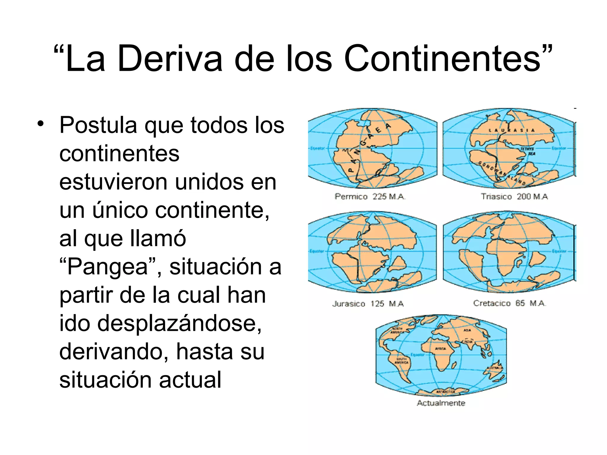 La deriva de los continentes | PPT