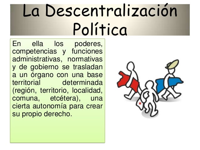 La descentralización en colombia