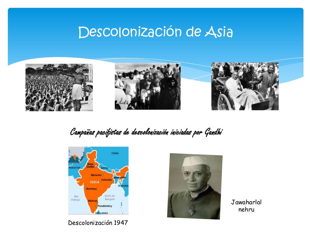 La descolonización de asia y africa