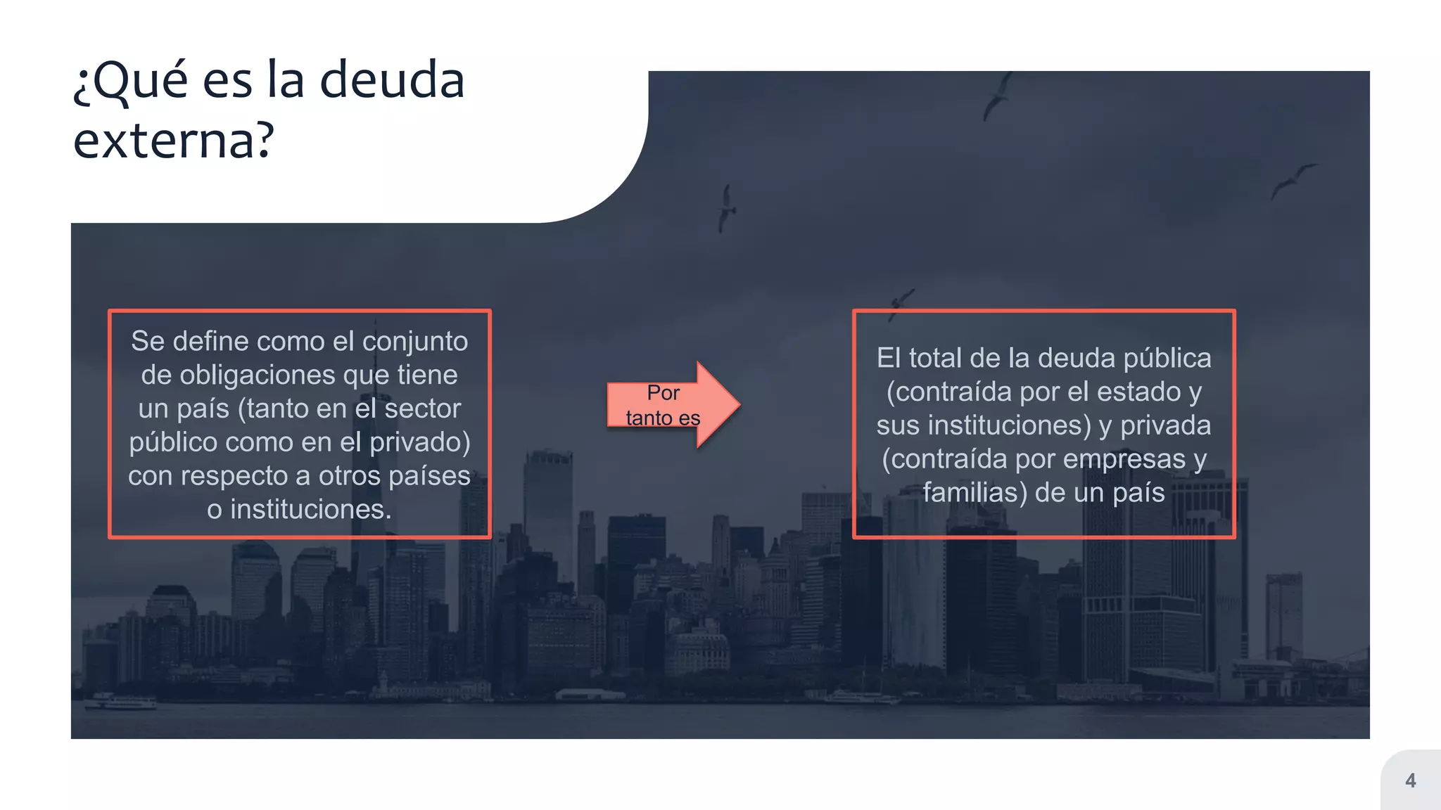La deuda interna y externa | PPTX
