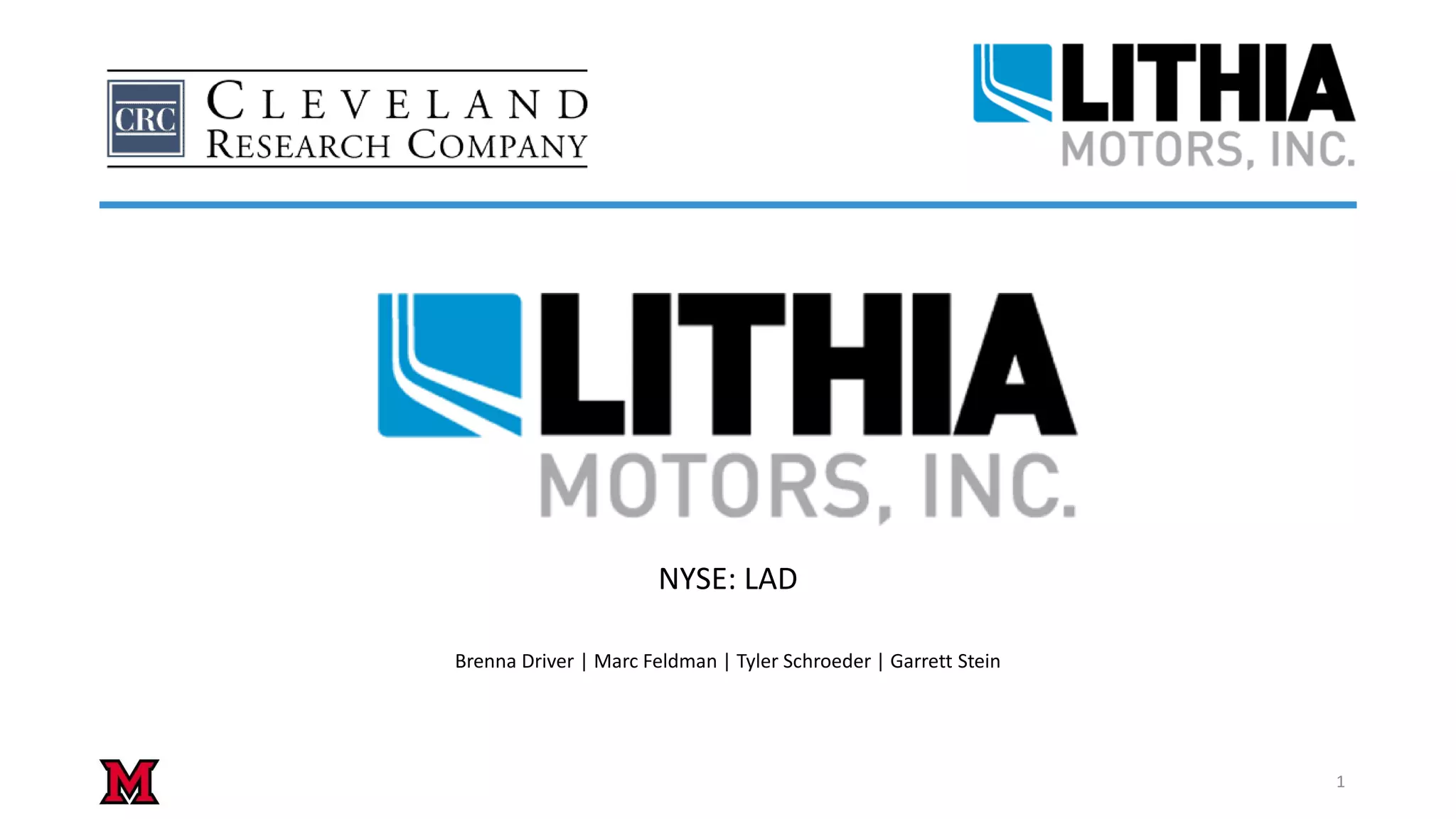 Lithia Motors (LAD) Short Pitch | PDF