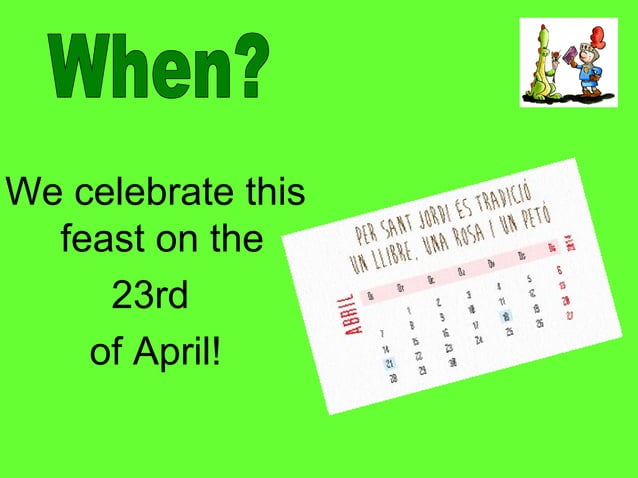 What's Sant Jordi? | PPT