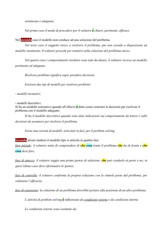 La didattica per problemi | PDF