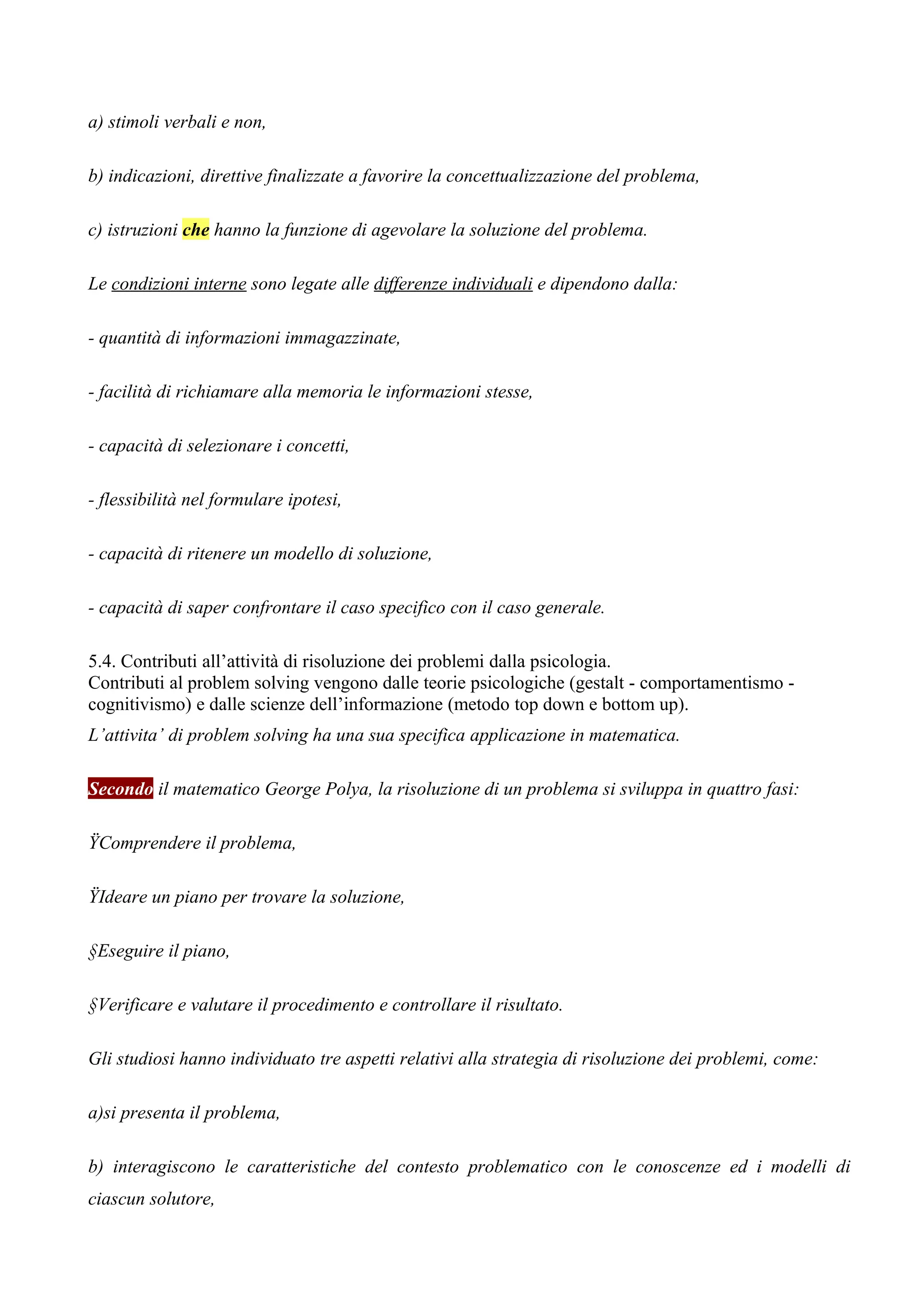 La didattica per problemi 1s | PDF