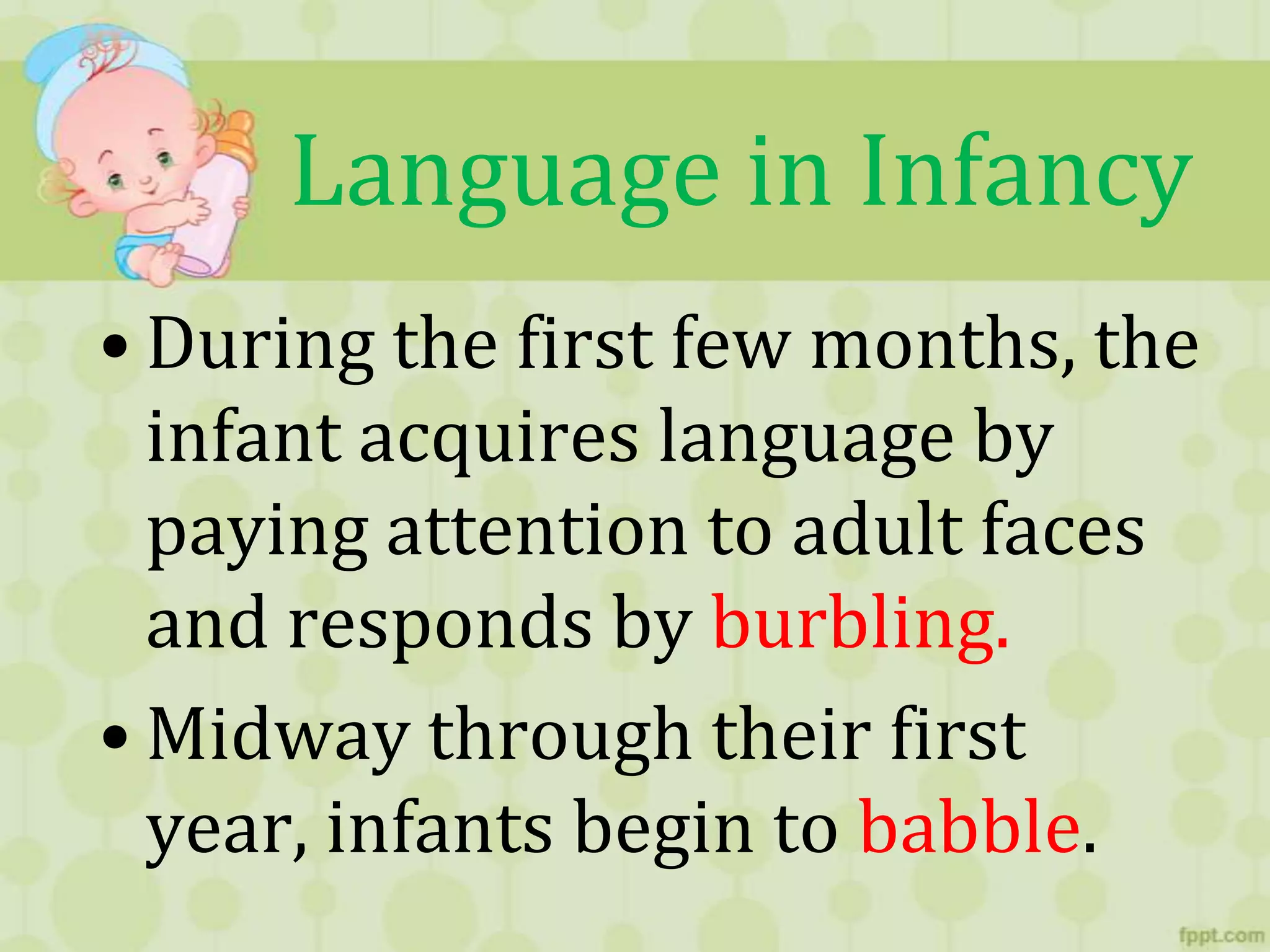 STAGES OF LANGUAGE ACQUISITION | PPTX