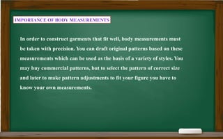 Body Measurement - Ladies Body Measurement. | PPT