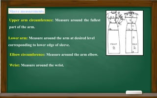 Body Measurement - Ladies Body Measurement. | PPTX