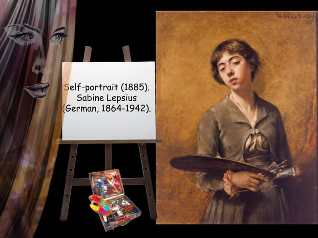 Ladies artist self - portraits (nowadays selfies) | PPT